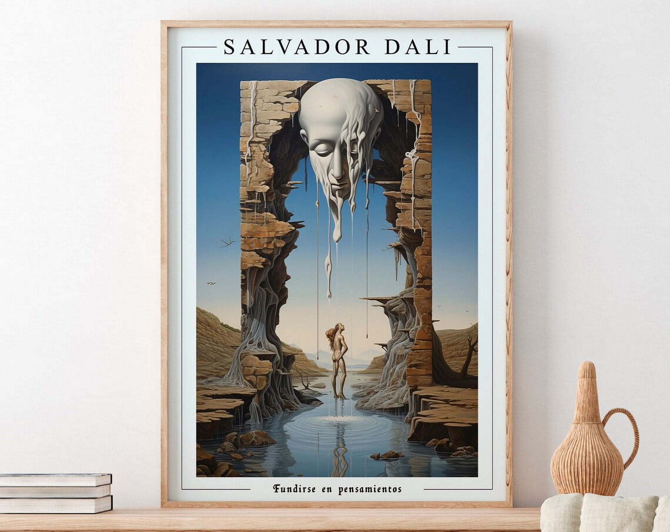 Salvador Dali, Melting Toughts Painting, Dali Print, Famous Artist ...