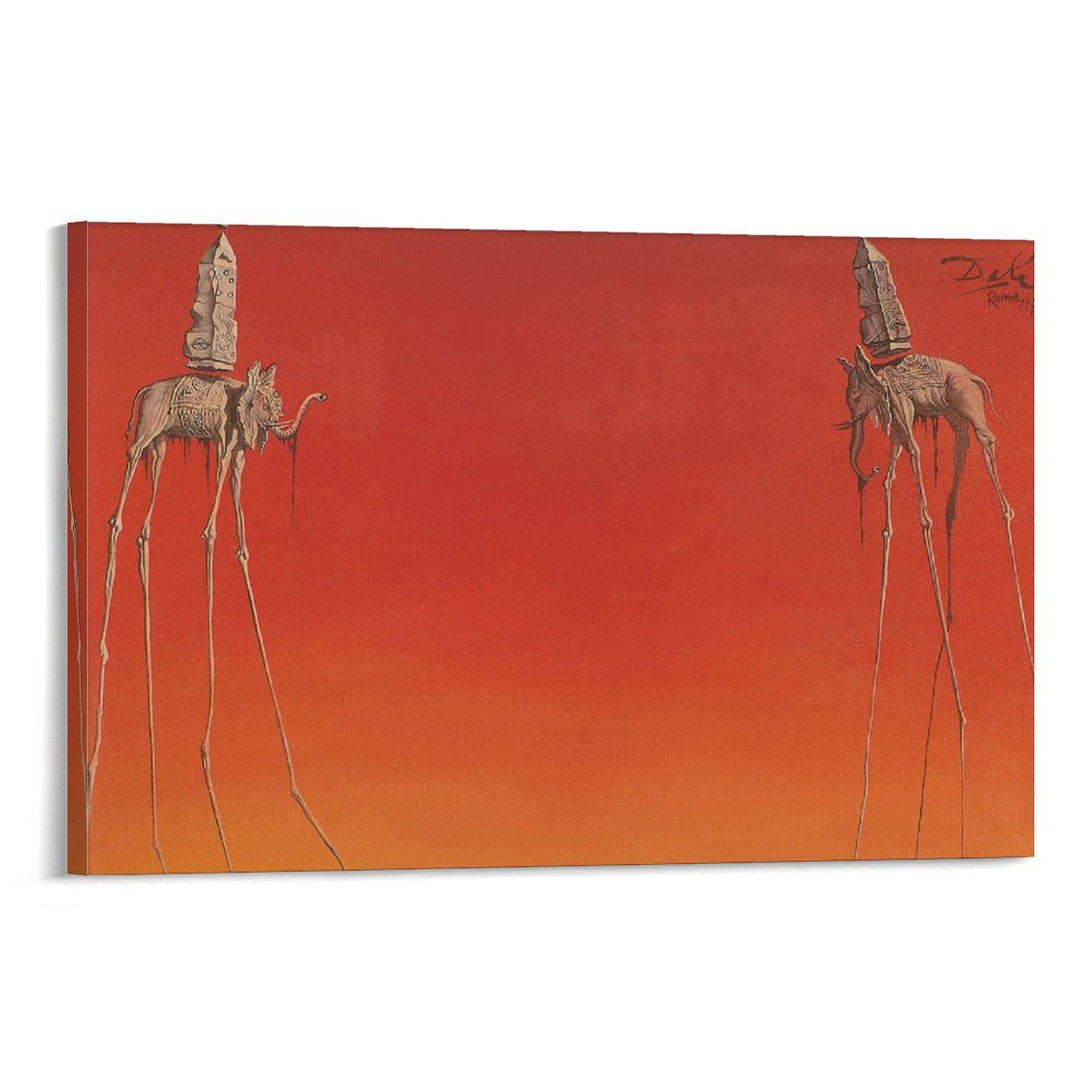 Salvador Dali Poster Canvas Spanish Surrealist Canvas Wall Art Poster ...