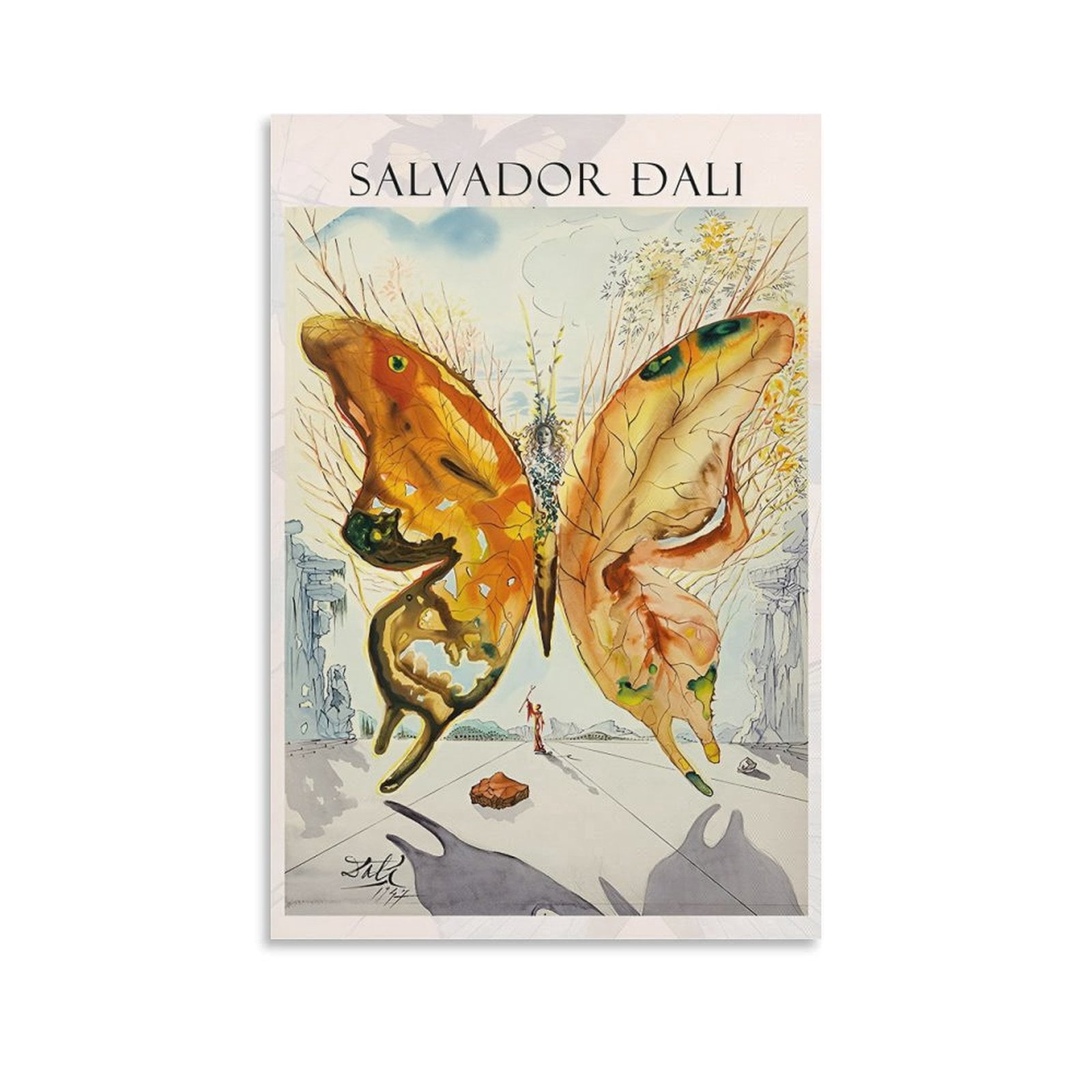Salvador Dali Print Painting (109) Canvas Art Poster and Wall Art ...