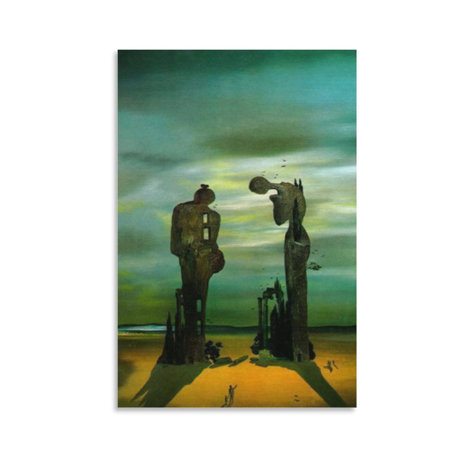 Salvador Dali Print Painting Archeological Reminiscence Angelus Home ...