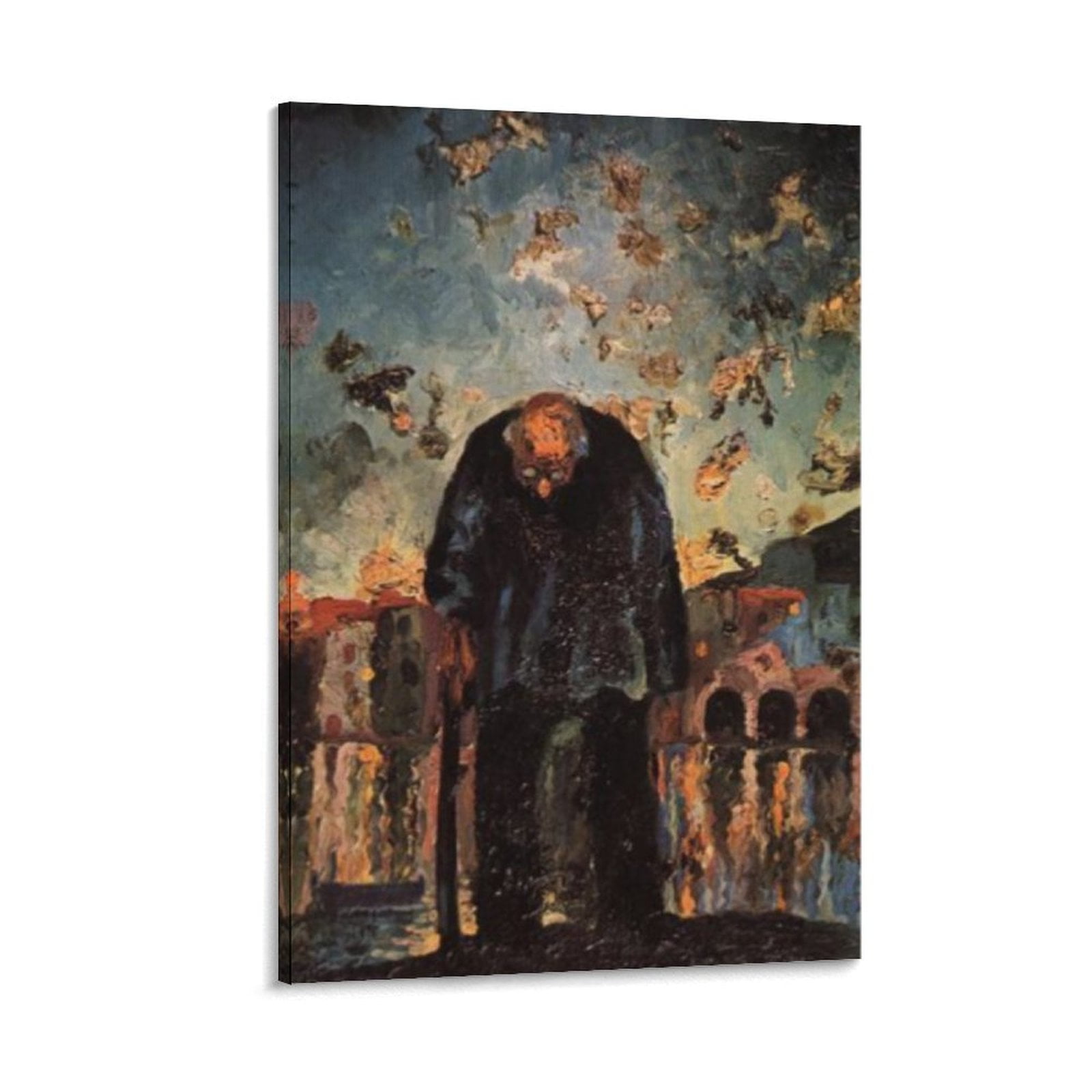 Salvador Dali Print Painting Crepuscular Old Man Poster Decorative ...