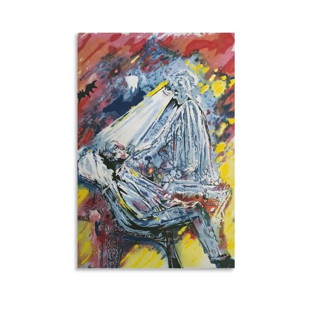 Salvador Dali Print Painting Dentist 1980 Gifts Canvas Painting Poster ...