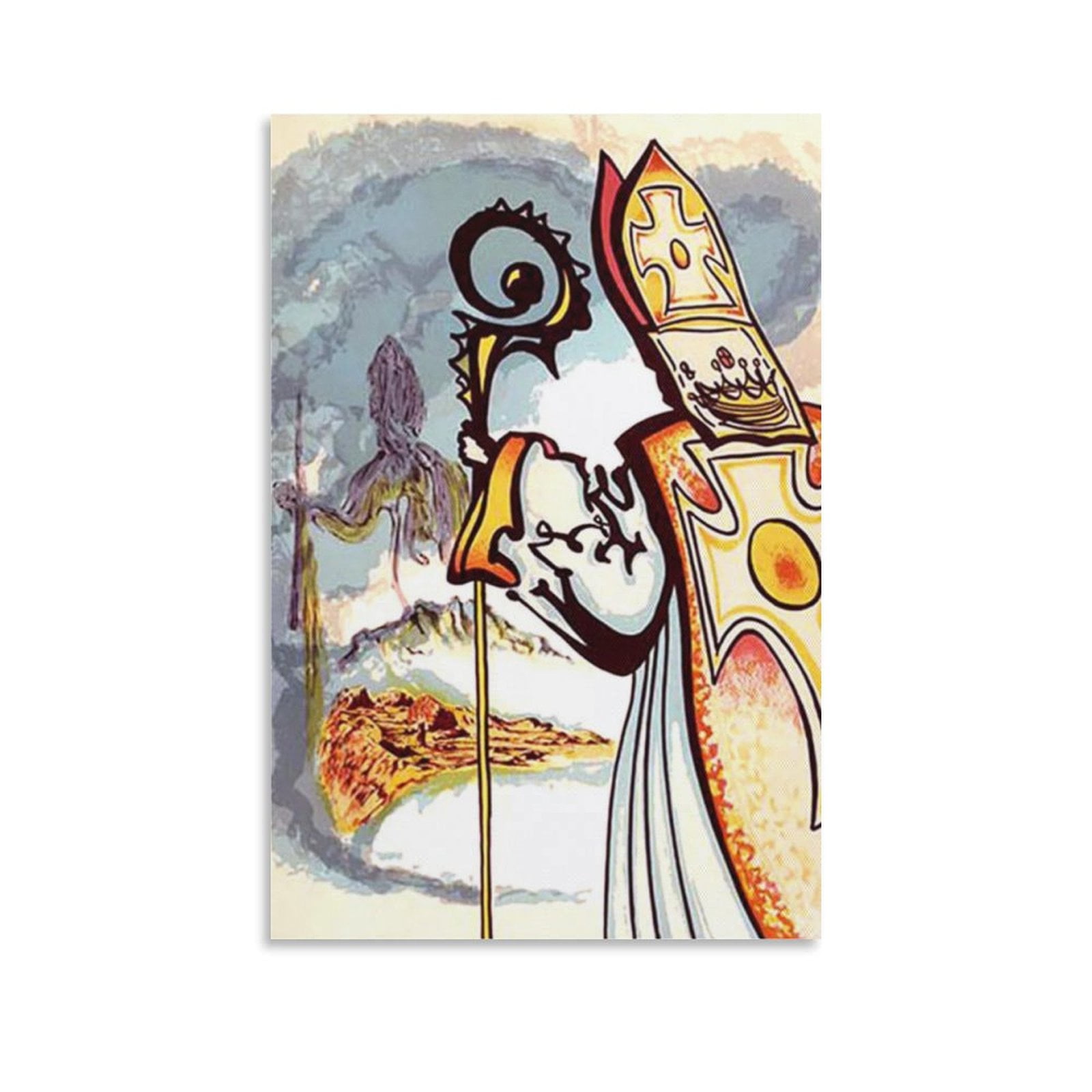 Salvador Dali Print Painting Ivanhoe Suite King Richard 1977 Print ...
