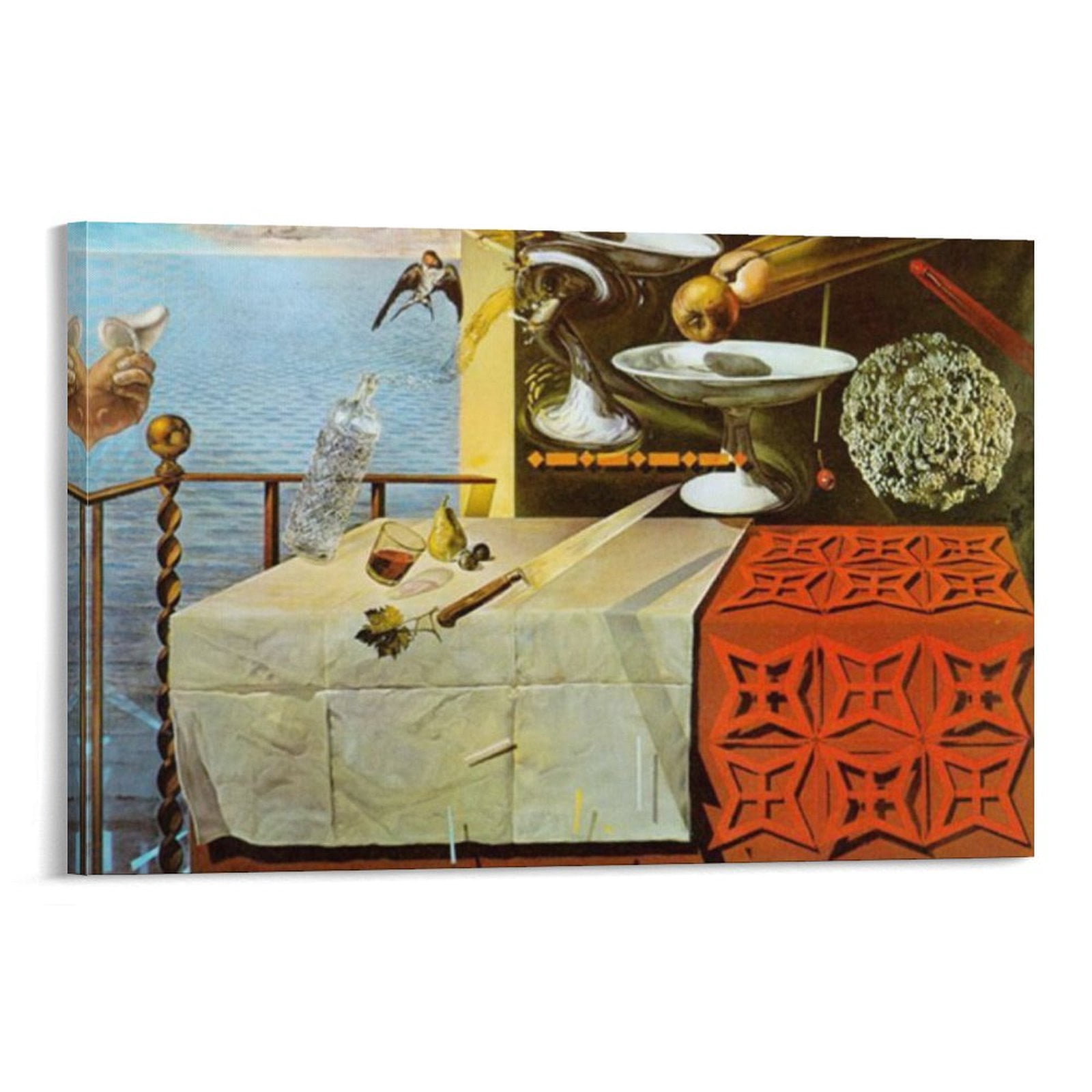Salvador Dali Print Painting Living Still Life Canvas Art Poster and ...