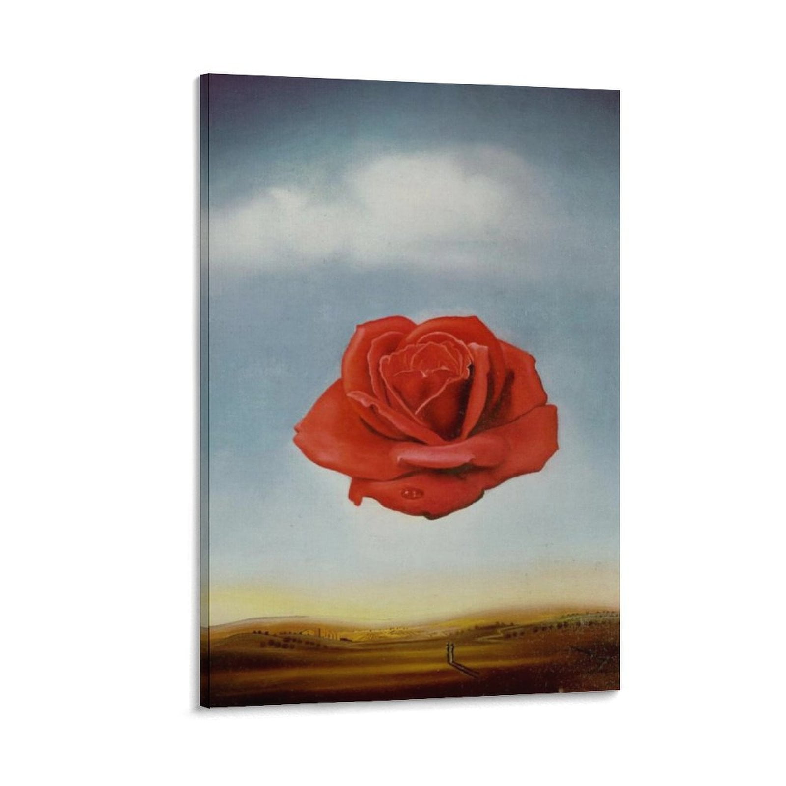 Salvador Dali Print Painting Meditative Rose(97) Canvas Art Poster and ...