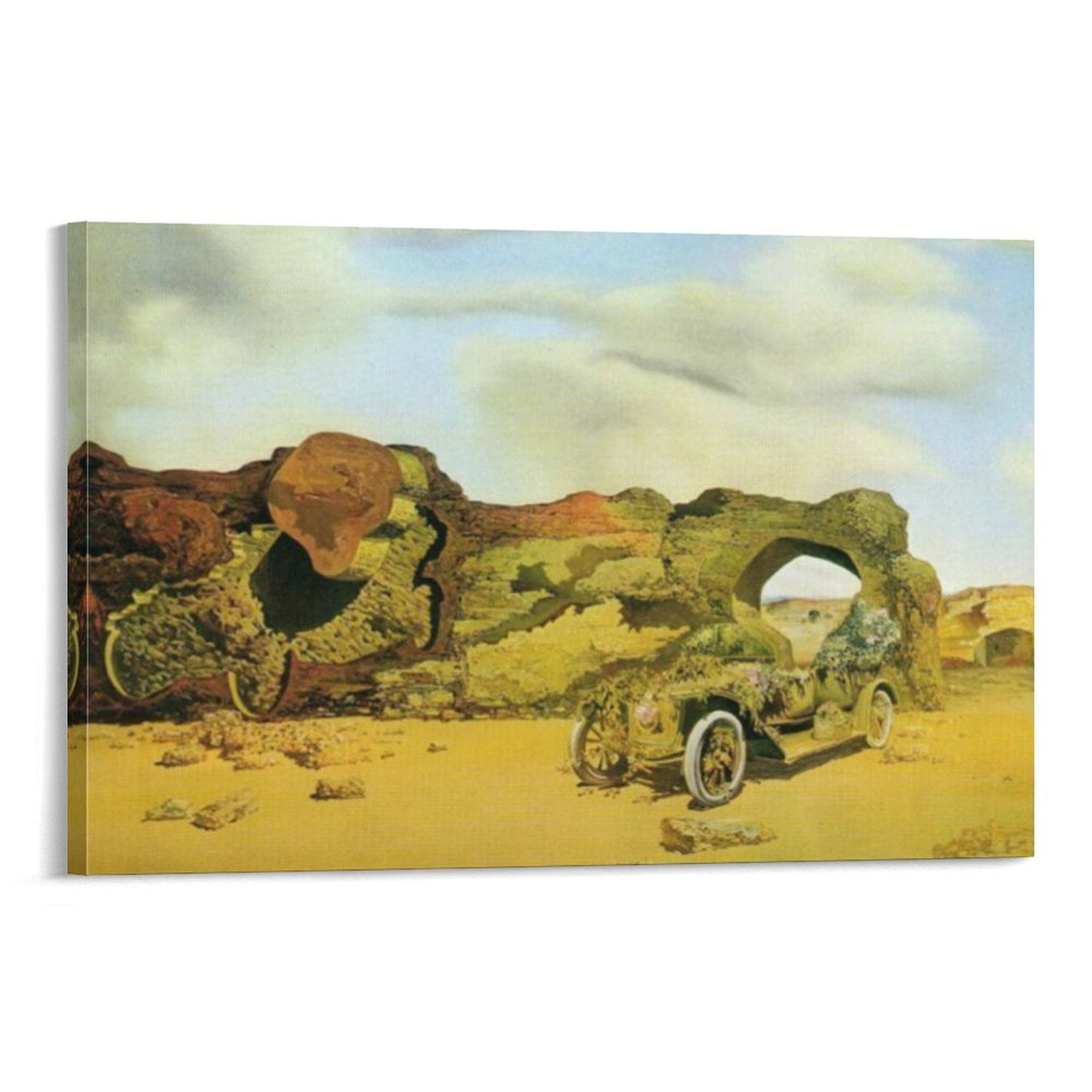 Salvador Dali Print Painting Paranoiac Critical Solitude Posters Wall ...