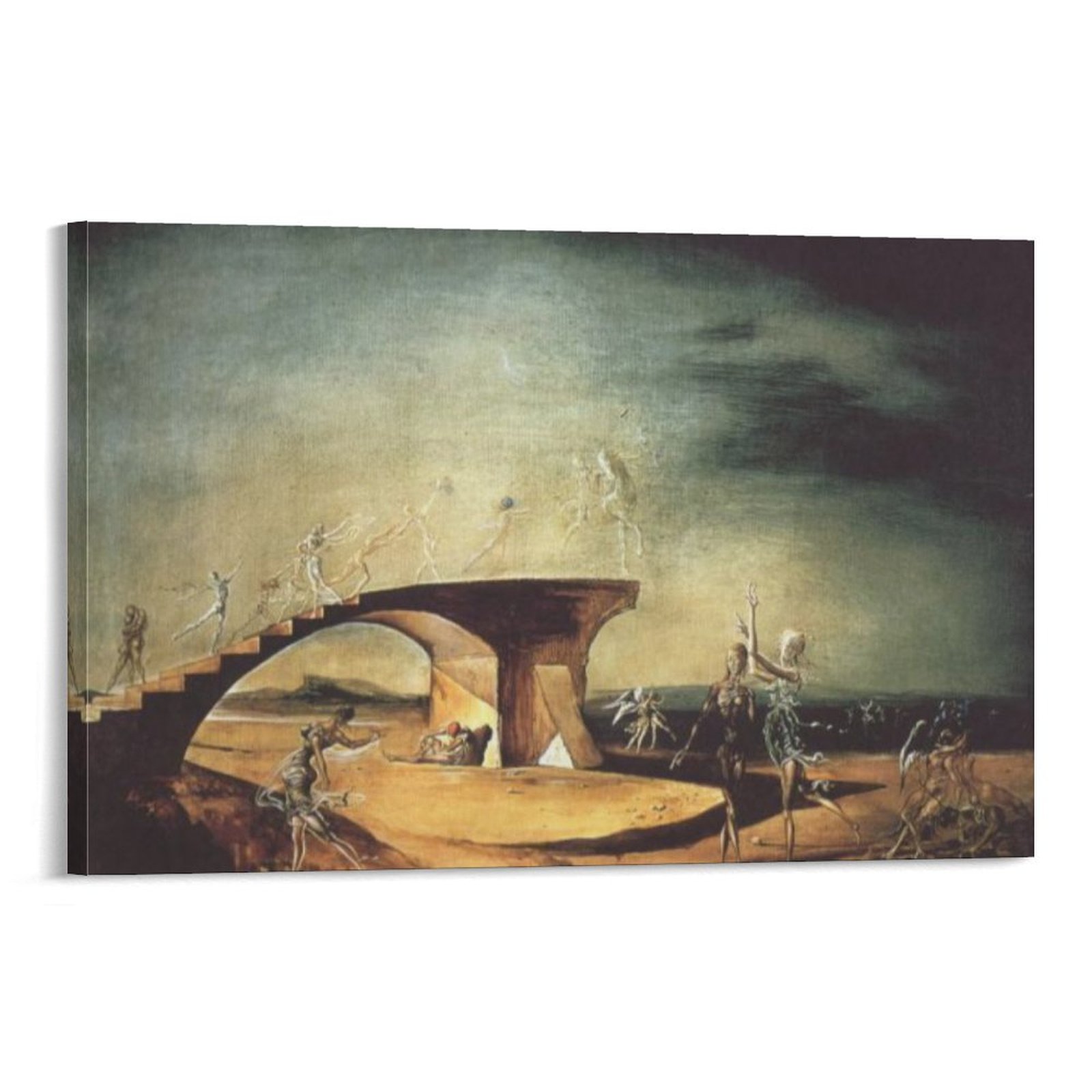 Salvador Dali Print Painting The Broken Bridge And The Dream Picture ...