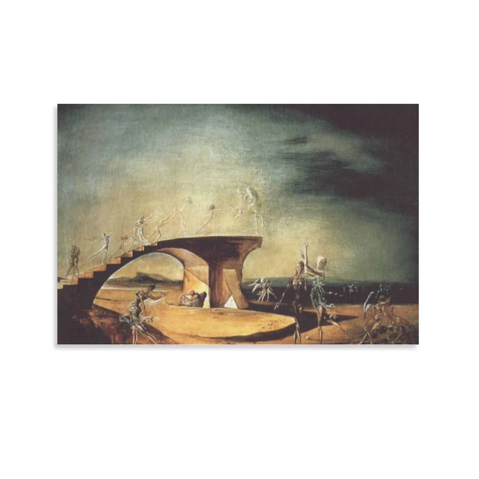 Salvador Dali Print Painting The Broken Bridge And The Dream Posters ...