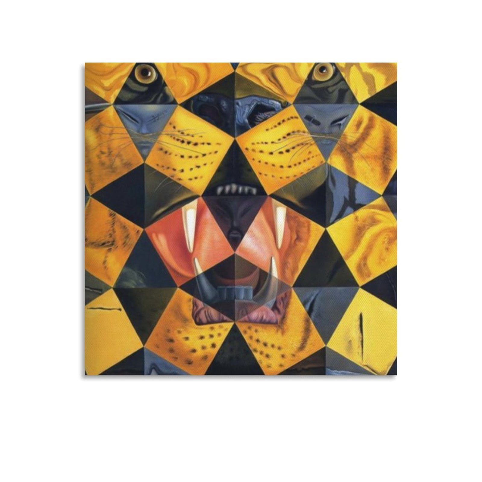 Salvador Dali Print Painting The Head of A Royal Bengal Tiger Room ...