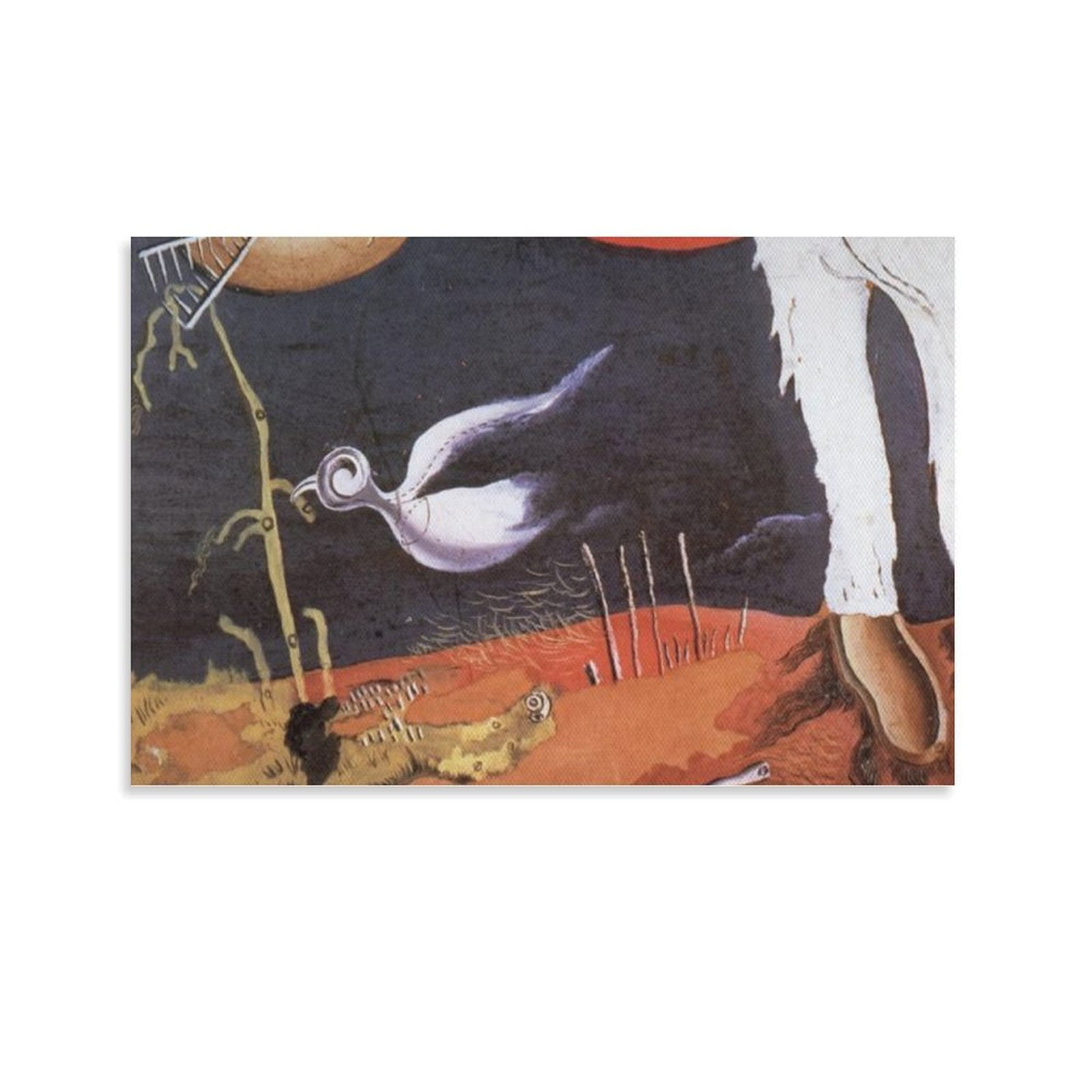 Salvador Dali Print Painting The Rotting Bird Poster Cool Artworks ...