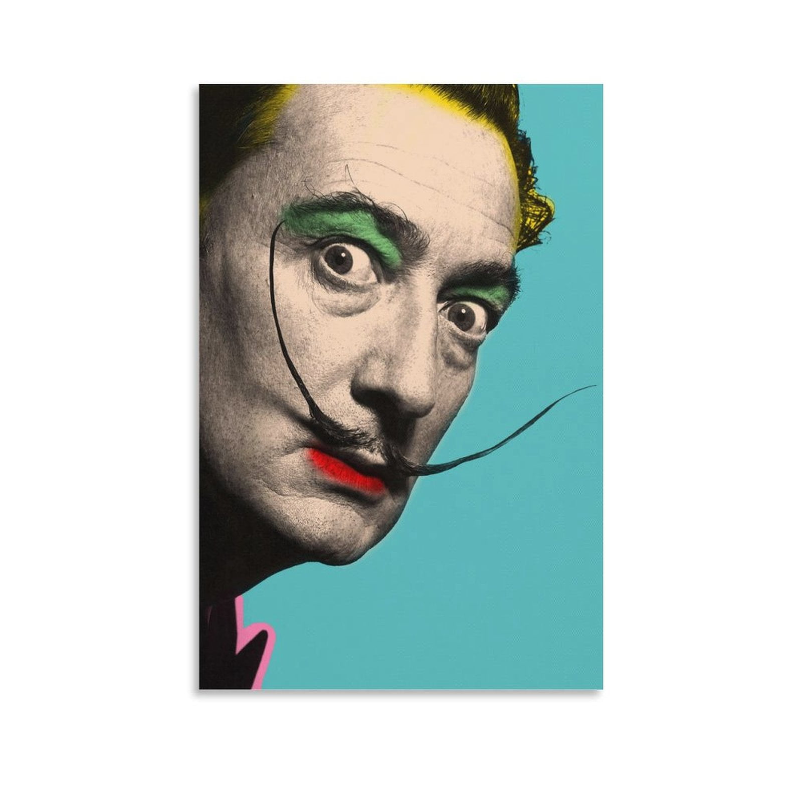 Salvador Dali Self Portrait Colorful Art Poster Wall Art Picture ...