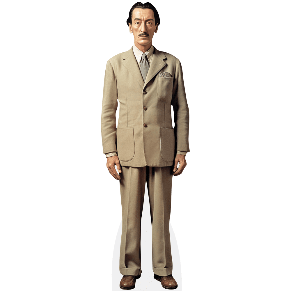 Salvador Dali (Suit) Lifesize Cardboard Cutout Standee - Walmart.com