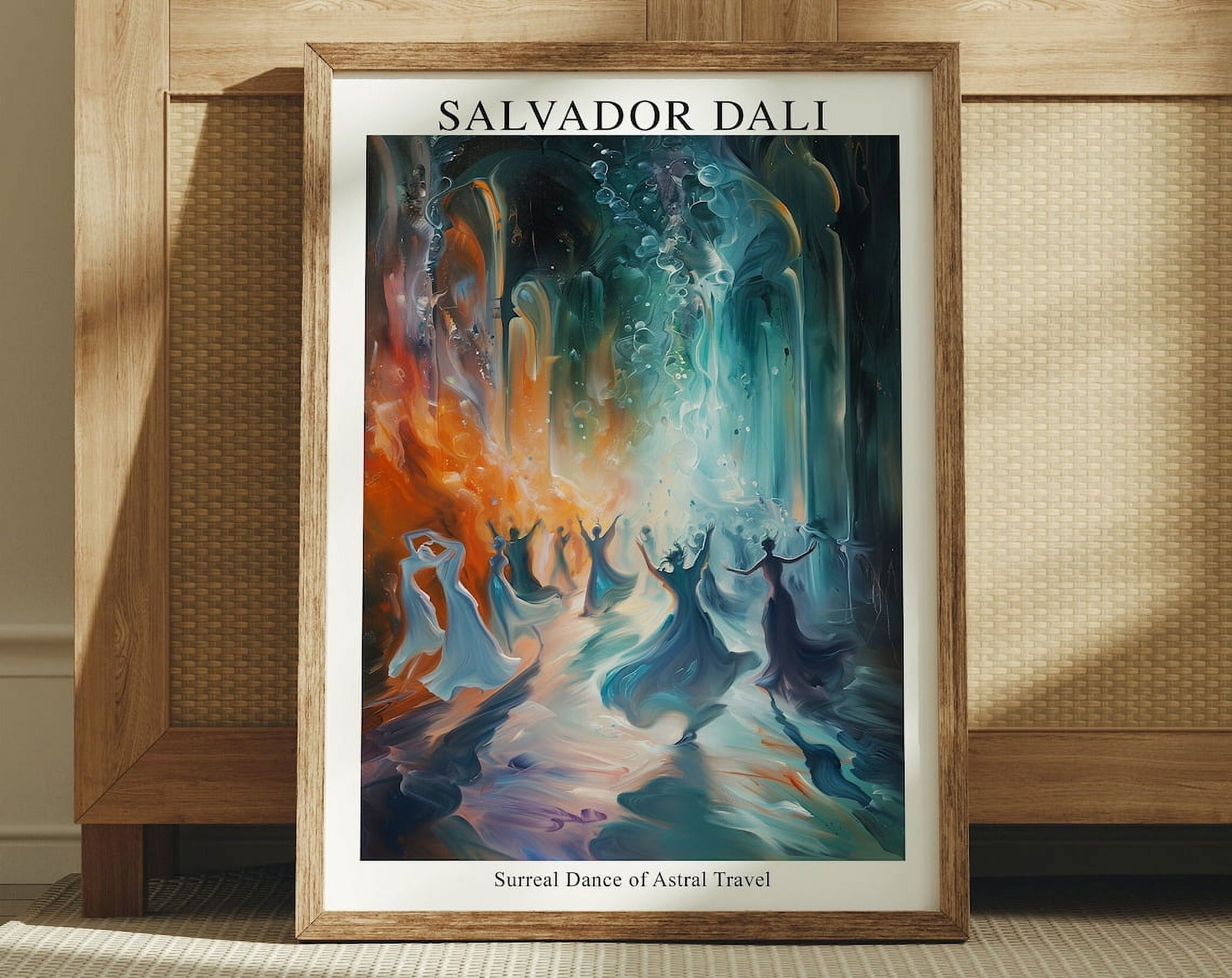 Salvador Dali Surreal Dance Poster, Surrealism Art, , Dali ...