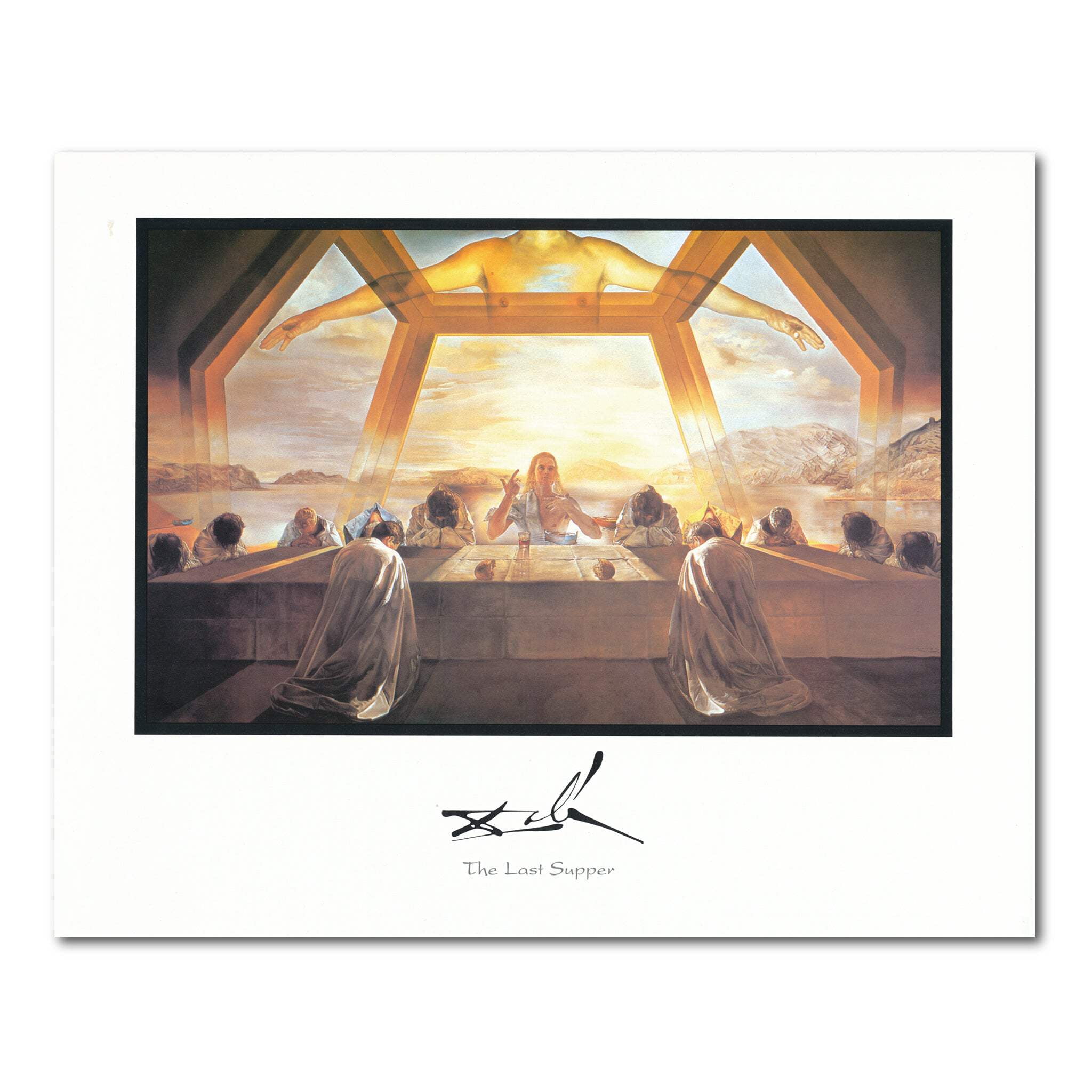 Salvador Dali The Sacrament of The Last Supper Surrealism 16x20 Art ...