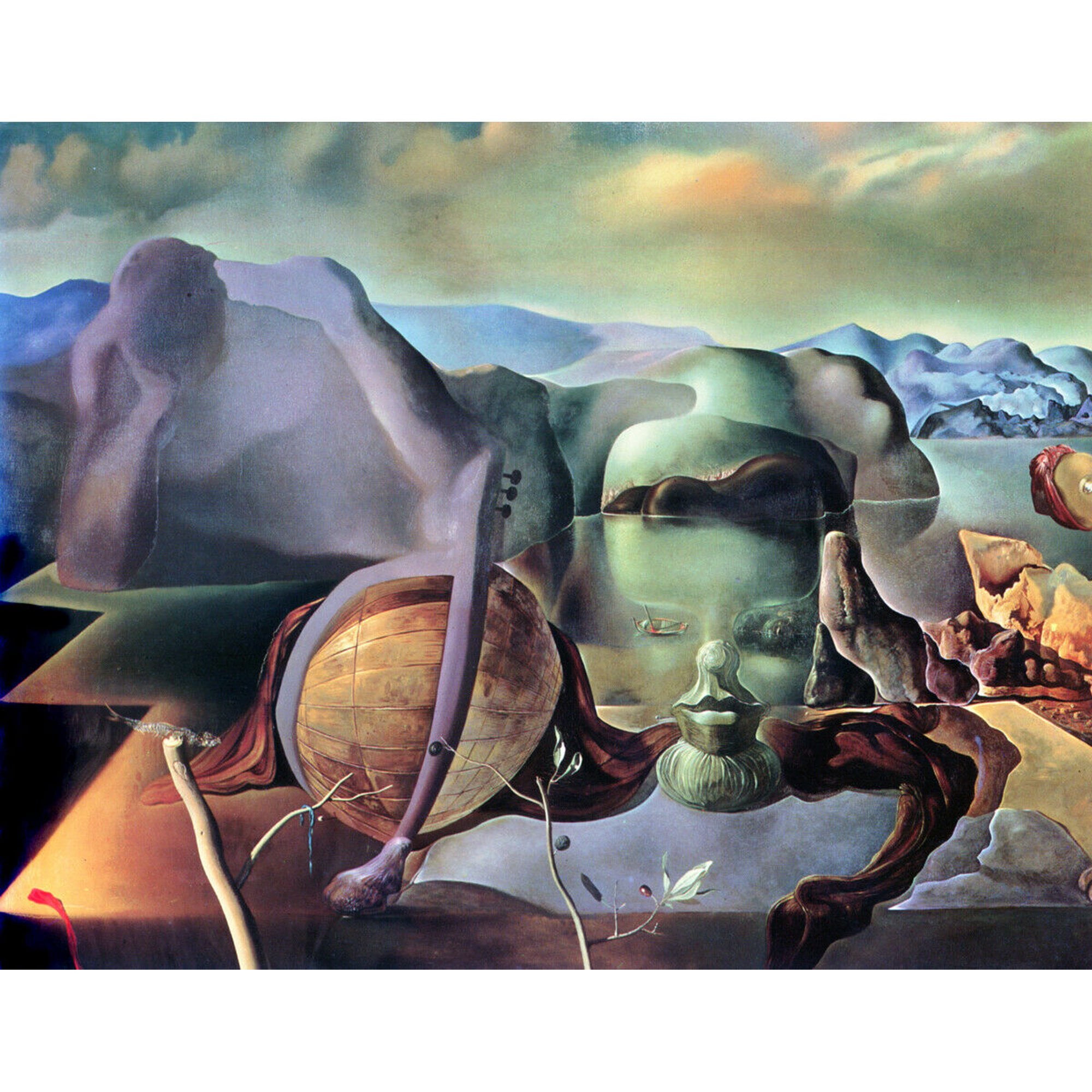 Salvador Dali Wall Art Dalí Endless Enigma Framed Painting Canvas Art ...