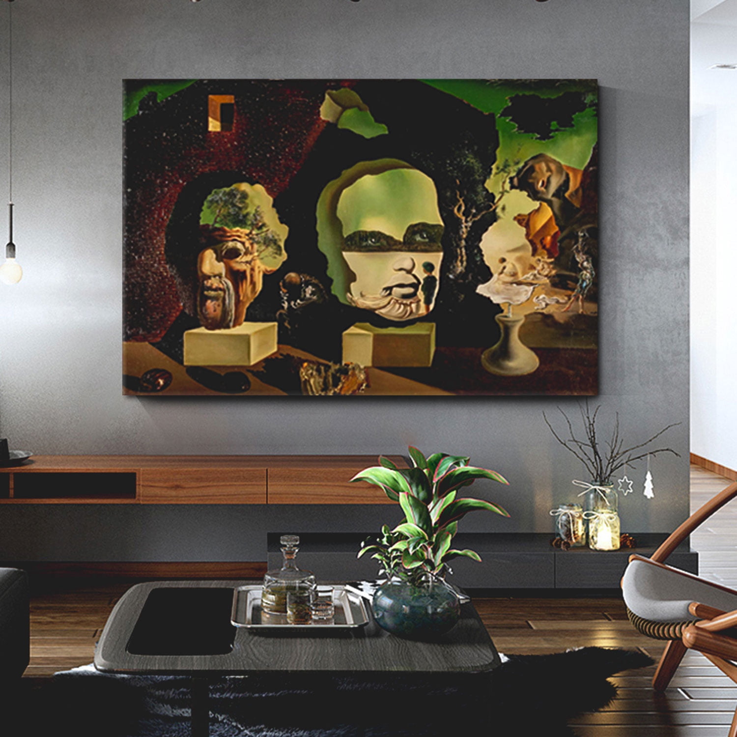 Salvador Dali Wall Art Dalí The Old Age Adolescence Infancy the Three ...