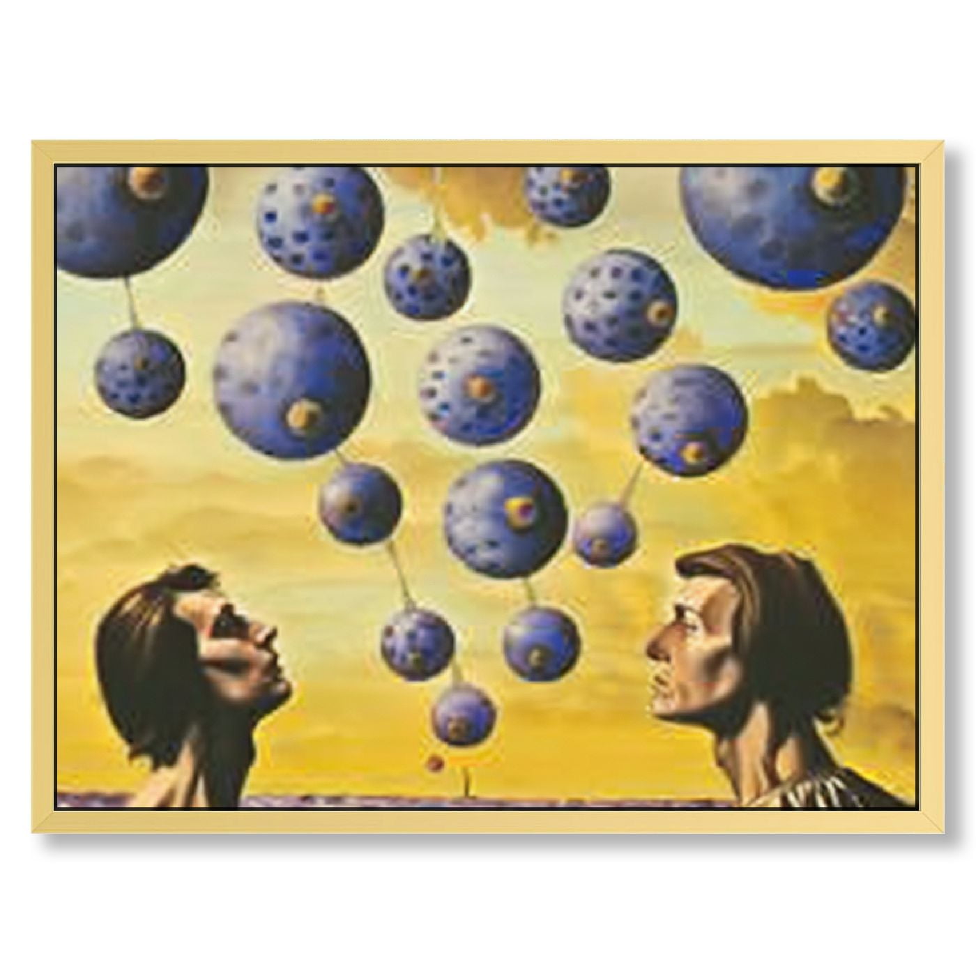 Salvador Dali Wall Art Poster - The Harmony of the Spheres Poster ...
