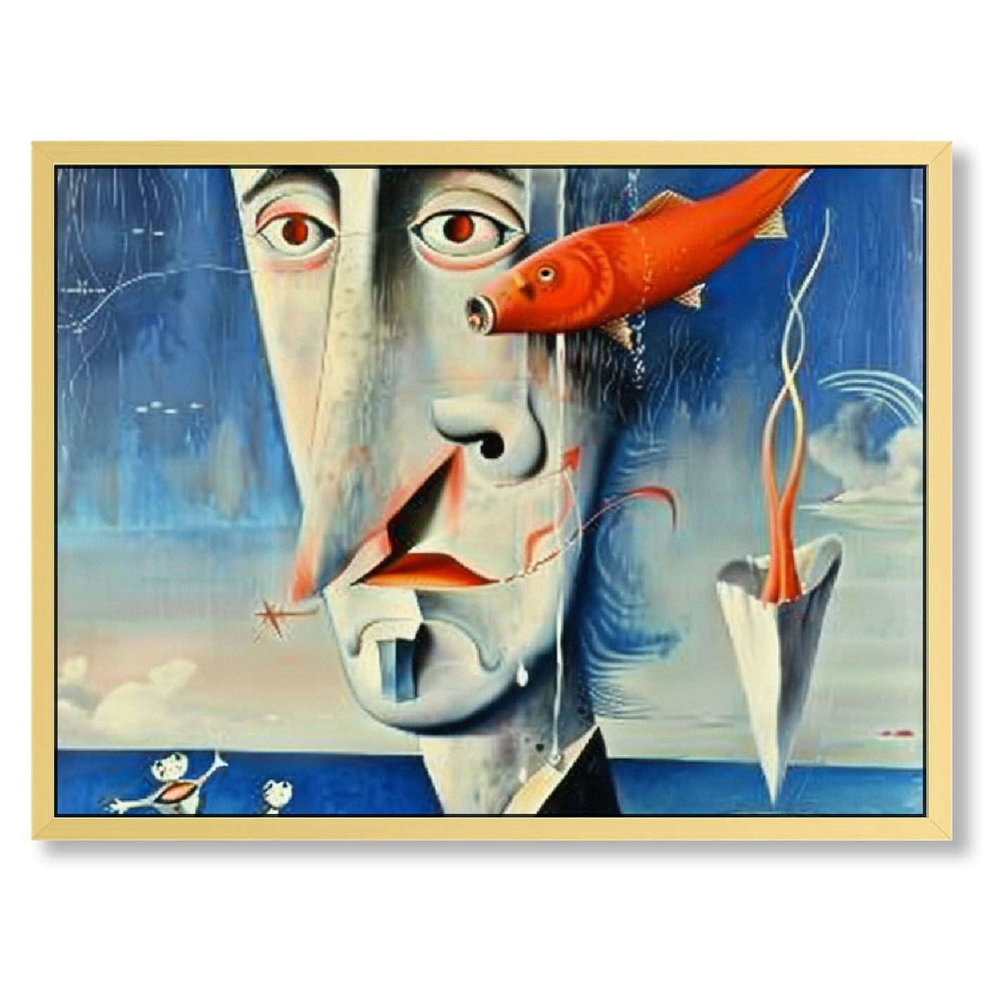Salvador Dali Wall Art Prints - Apparatus and Hand - Abstract Canvas ...