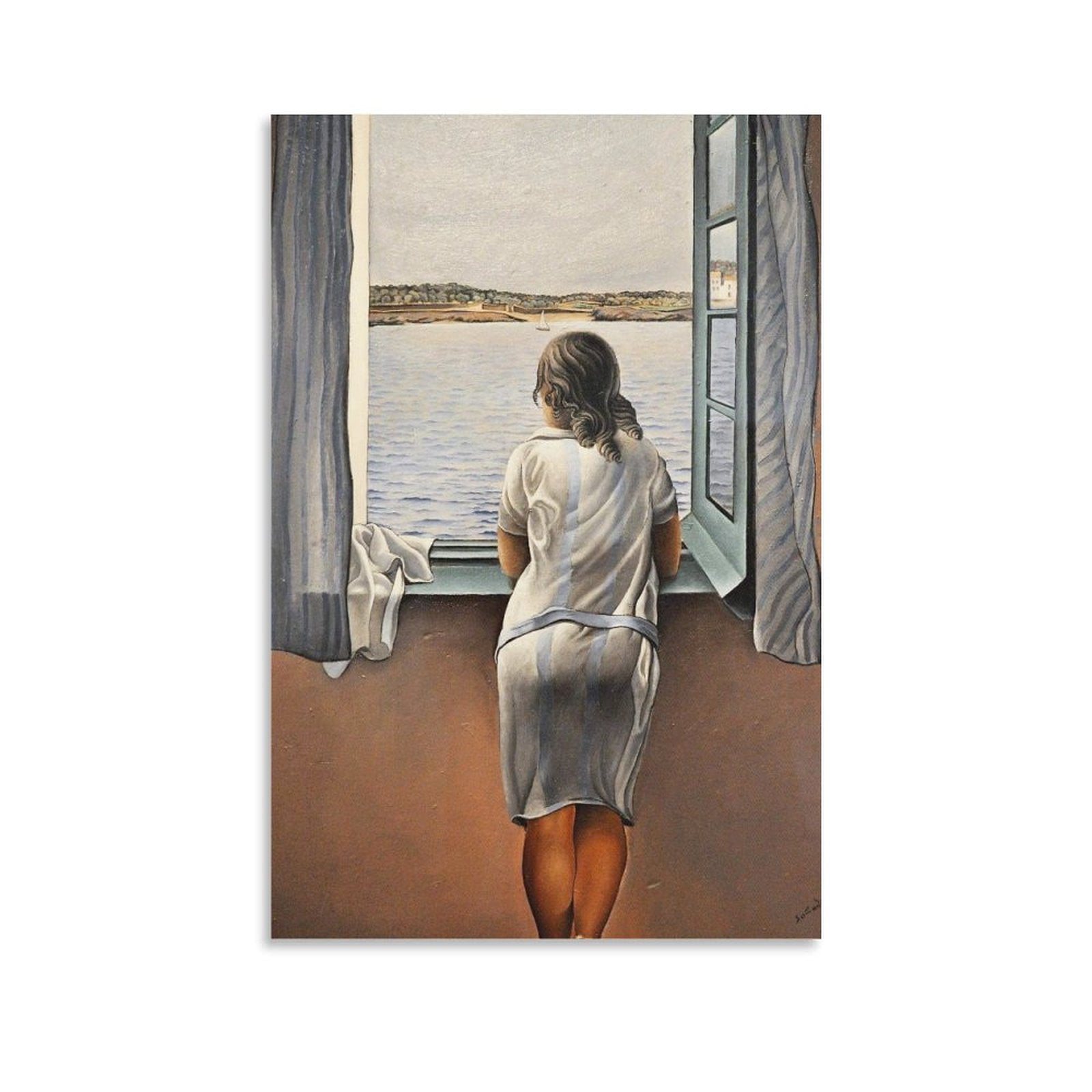 Salvador Dali Wall Art Prints The Figure at The Window Poster Canvas ...
