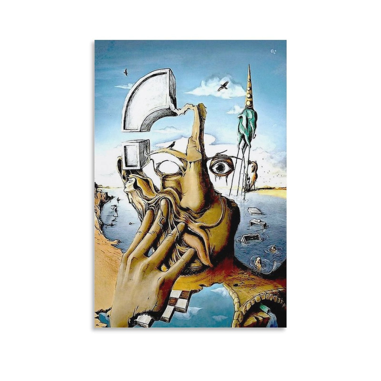 Salvador Dali Wall Art Prints 《Mask It》 Art Poster Posters Wall Art ...