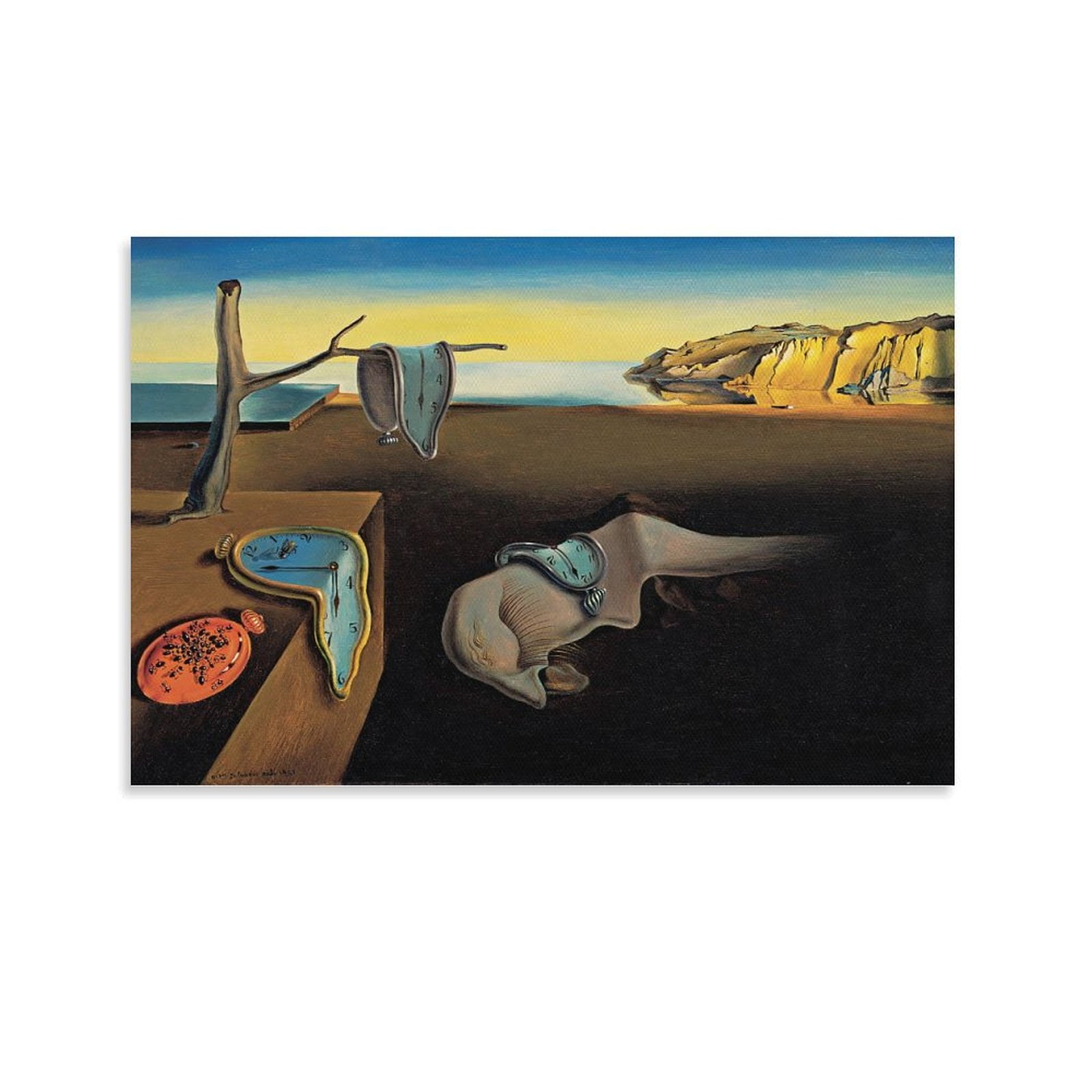 Salvador Dali Wall Art Prints The Persistence of Memory Art Poster ...
