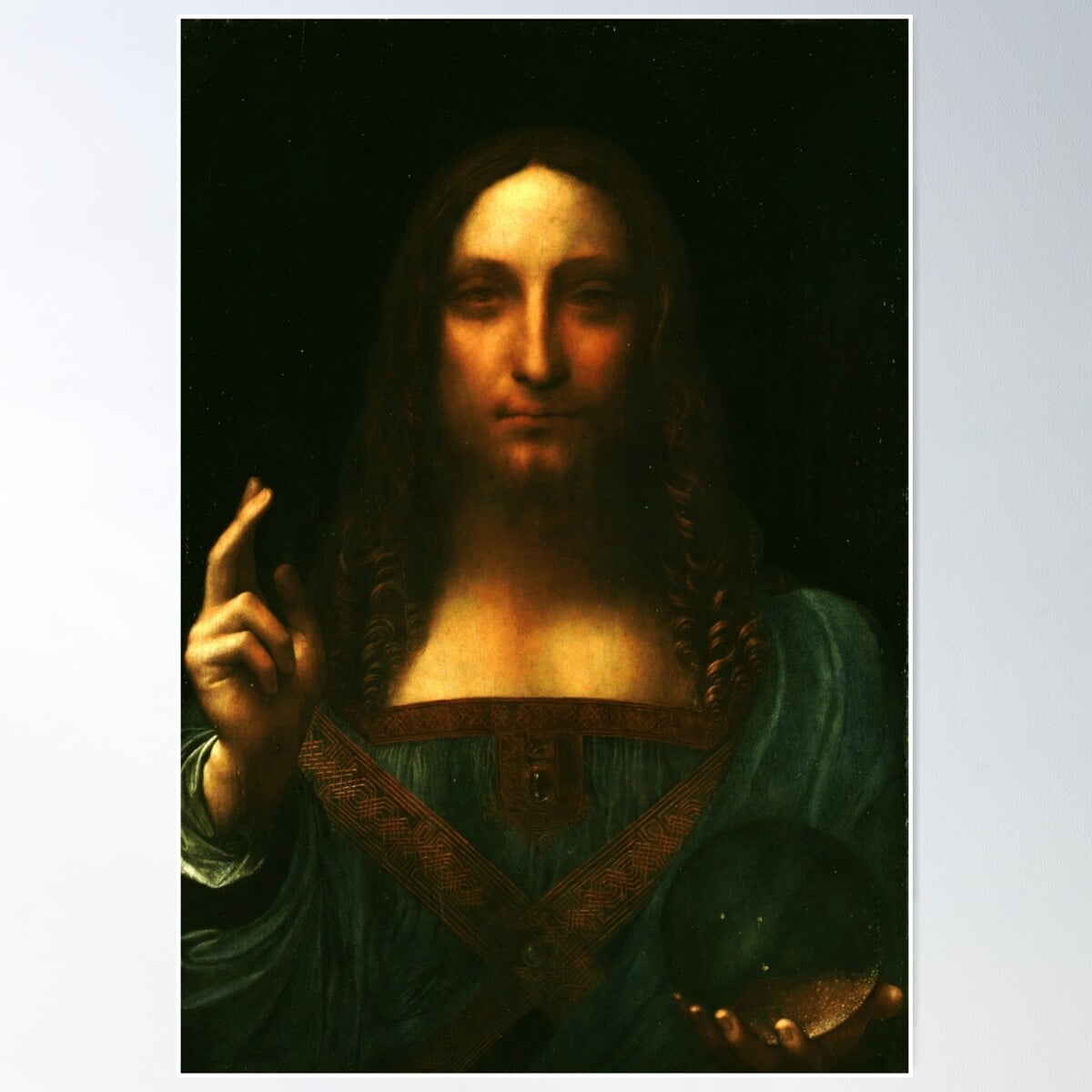 Salvator Mundi By Leonardo Da Vinci | The Most High-Priced Painting Sold In The World Poster ...
