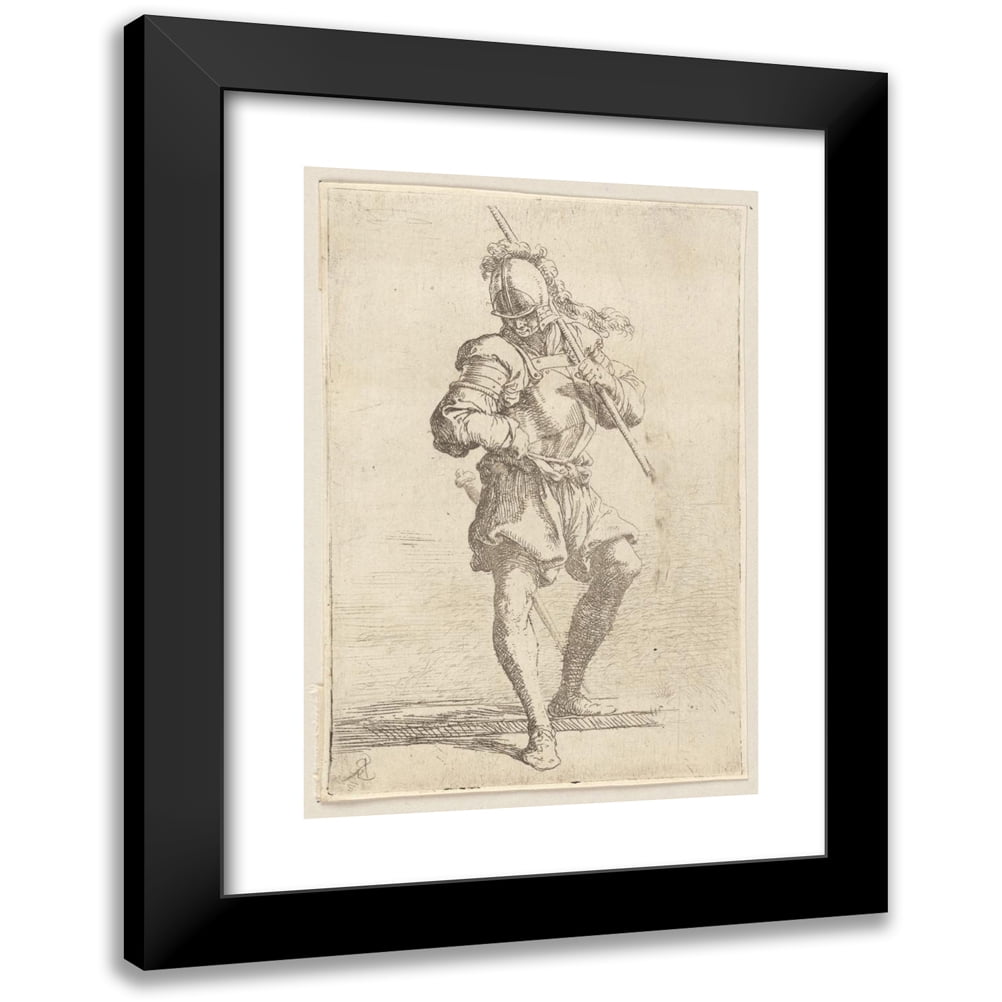 Salvator Rosa 11x14 Black Modern Framed Museum Art Print Titled ...
