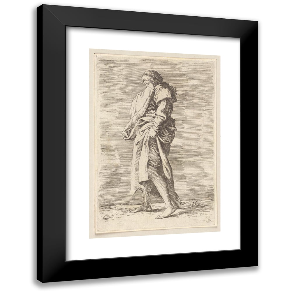 Salvator Rosa 11x14 Black Modern Framed Museum Art Print Titled - Young ...