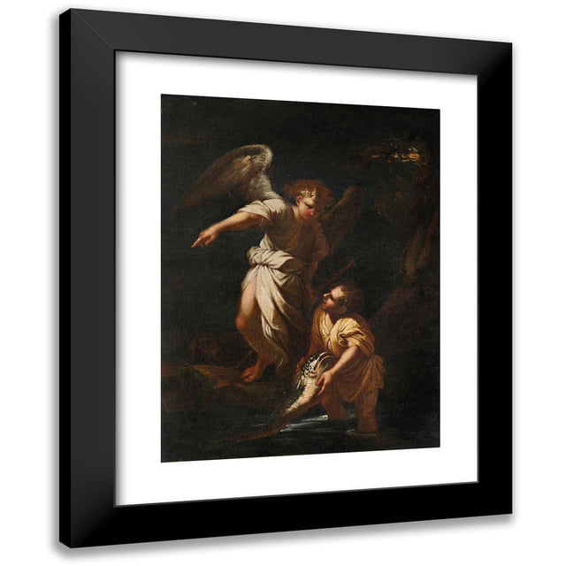Salvator Rosa 14x18 Black Modern Framed Museum Art Print Titled ...