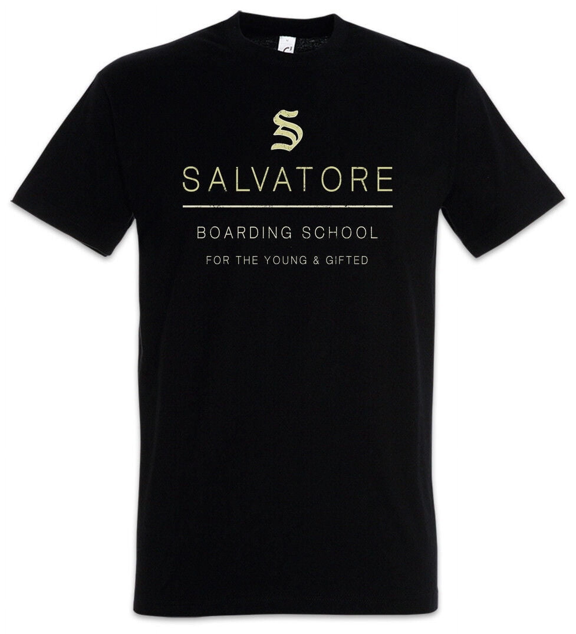 Salvatore Boarding School T-Shirt Vampire Alaric Sign Logo Symbol ...