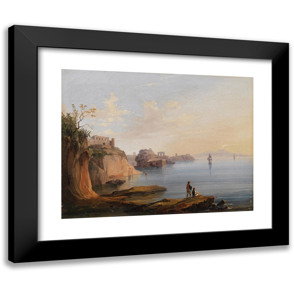 Salvatore Fergola 14x12 Black Modern Framed Museum Art Print Titled - A ...