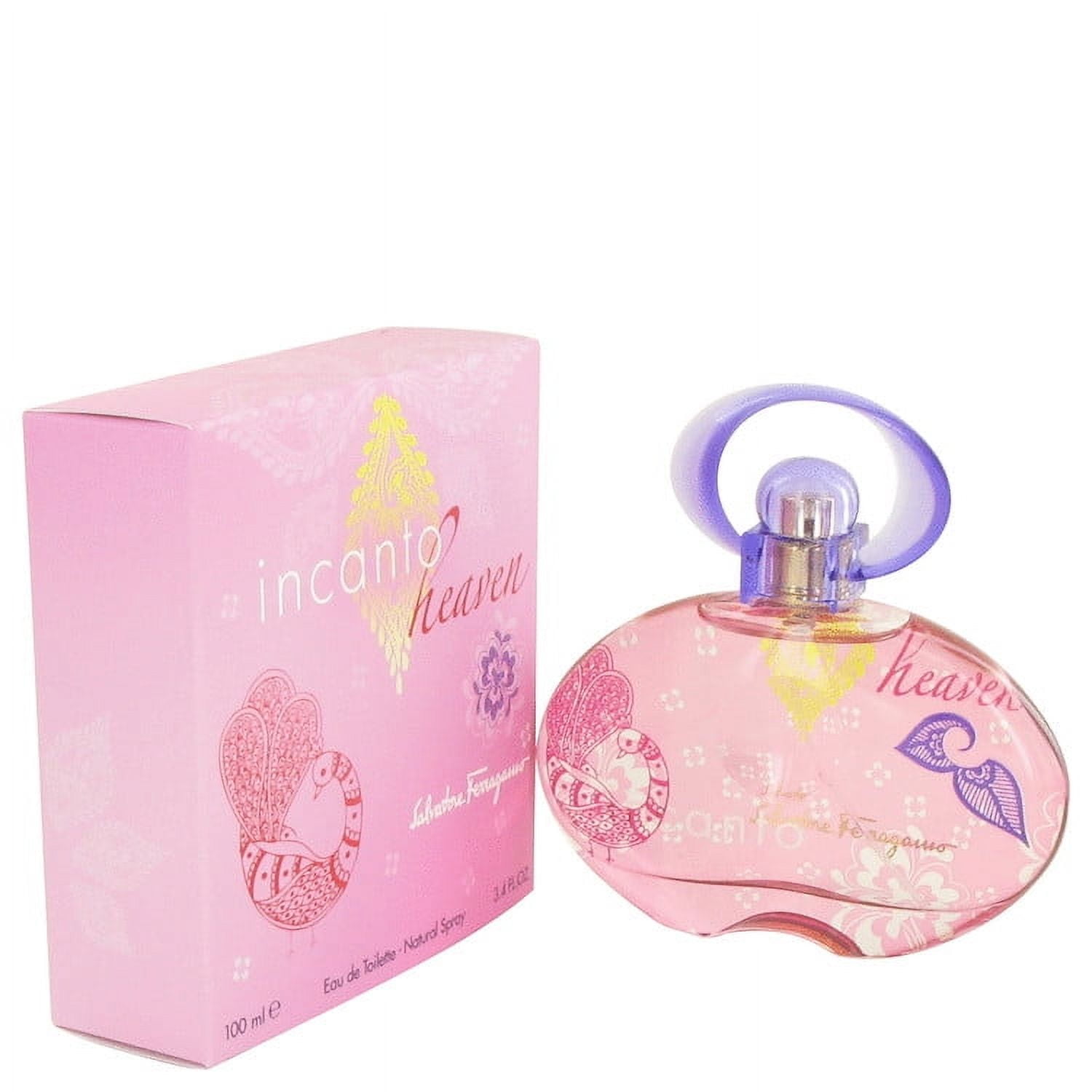 Salvatore Ferragamo Incanto Heaven Eau De Toilette Spray for Women, 3.4 ...