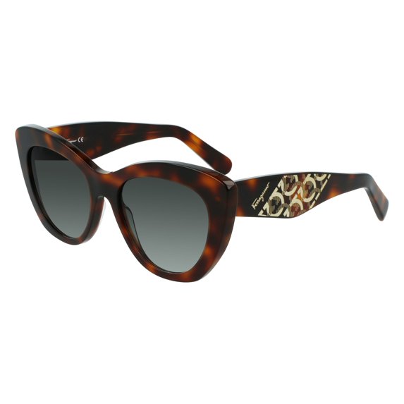 Salvatore Ferragamo SF 1022S Plastic Womens Cat-Eye Sunglasses Tortoise ...