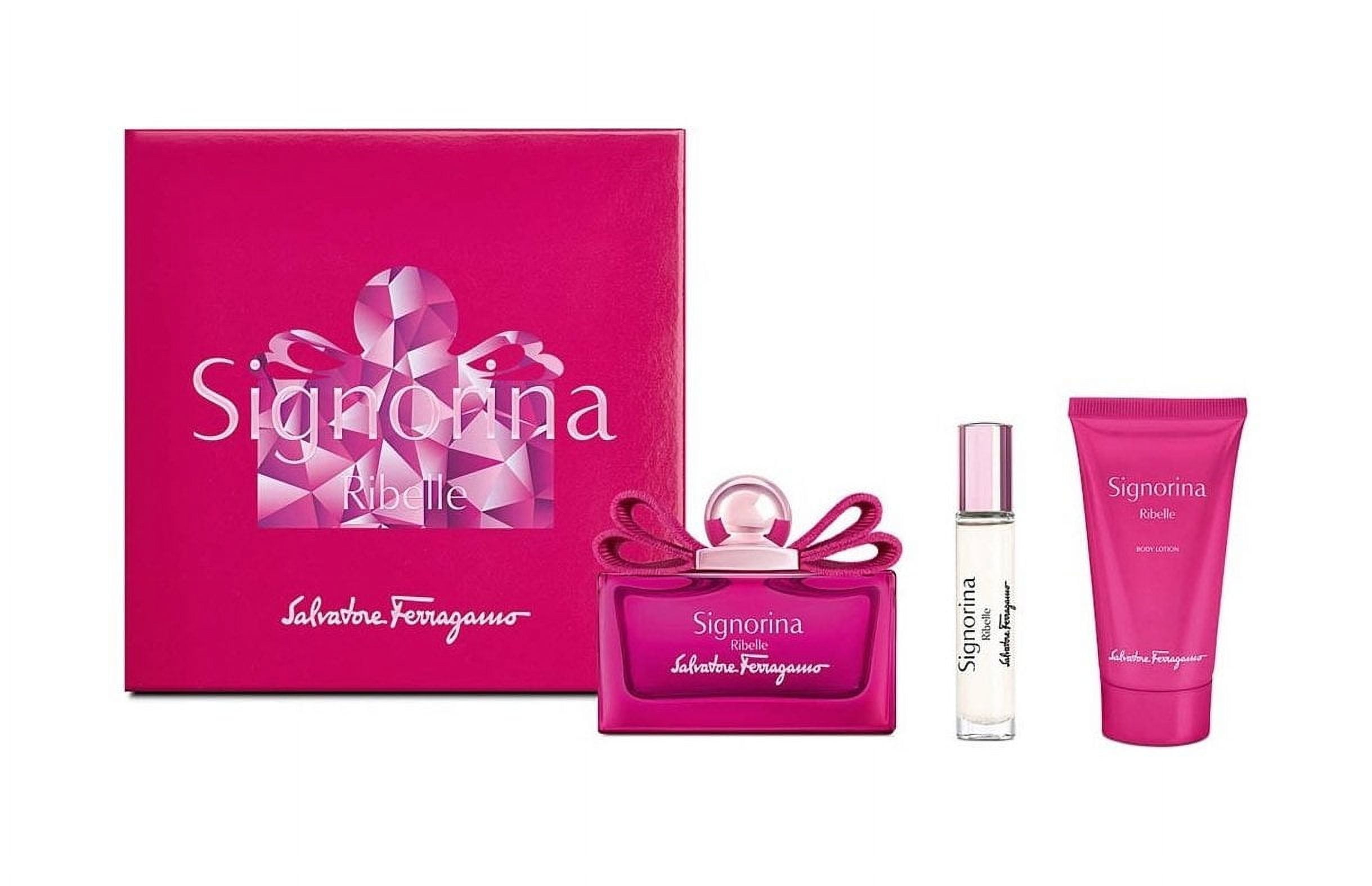 Salvatore Ferragamo Signorina Ribelle 3.4 oz EDP Spray+ 1.7 lotion+ ...