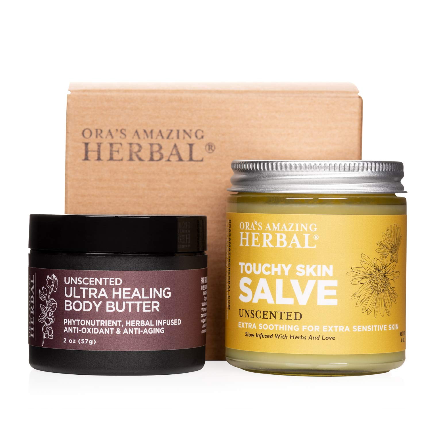 Salve & Butter Set SBF3 for Dry Skin , Eczema Cream Treatment, Touchy ...