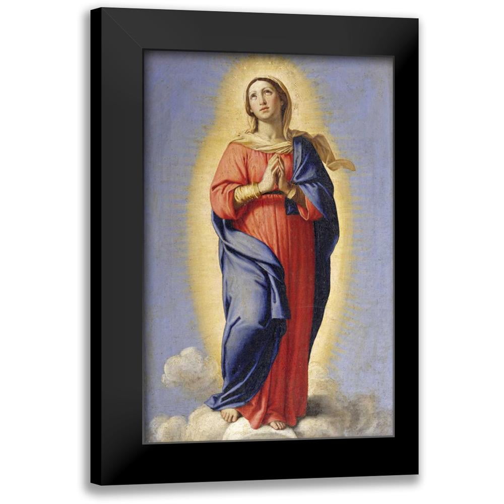 Salvi, Giovanni Battista 10x14 Black Modern Framed Museum Art Print Titled - The Immaculate ...