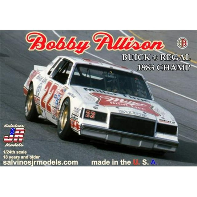 Salvinos JR Models SJMBAB1983C 1 by 24 Scale 1983 Bobby Allison Buick ...
