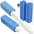 Salvmary Pumice Cleaning Stone Set: Scrubber with Reusable Long Handle ...