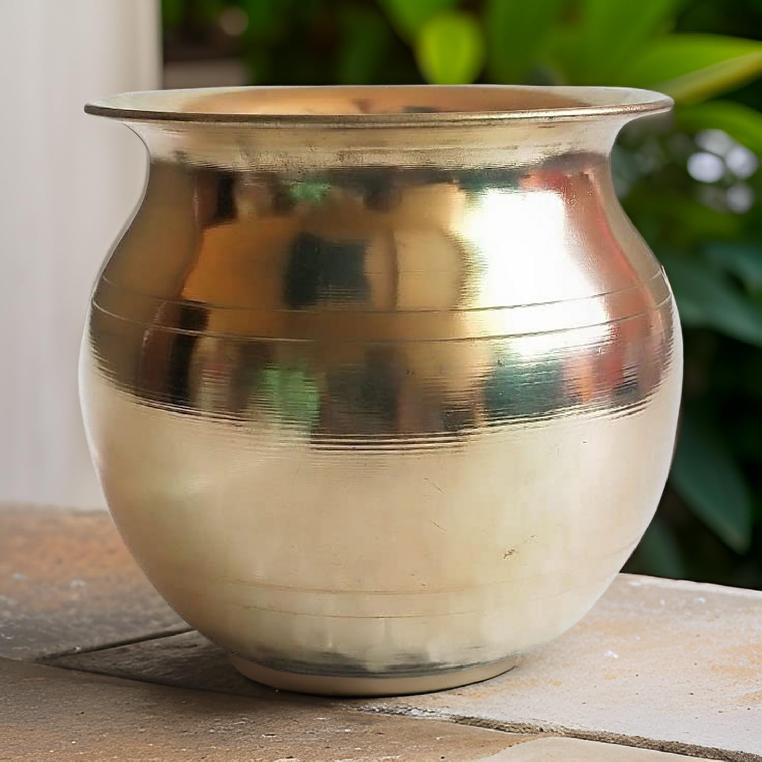 Salvus APP SOLUTIONS Traditional Brass Golden Pooja LotaPitcher for ...