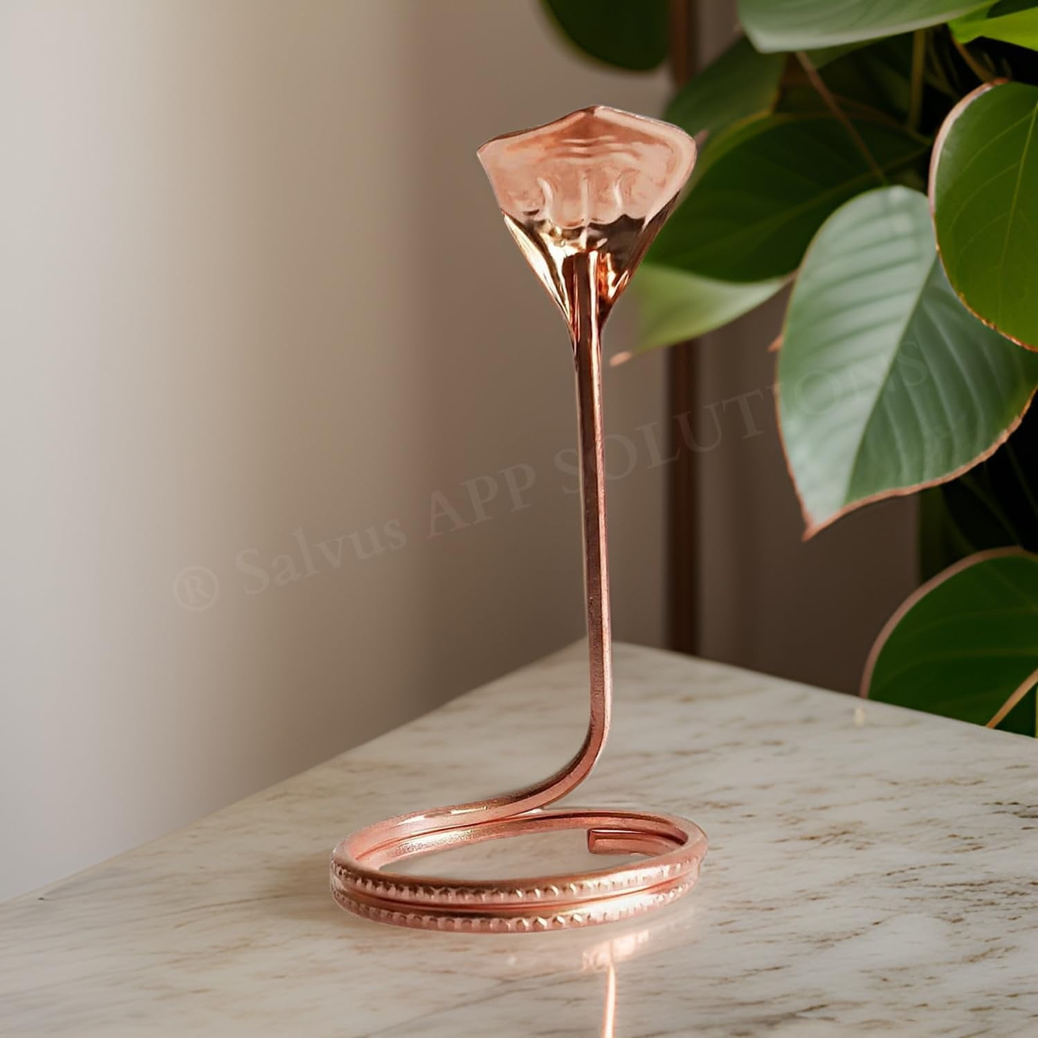 Salvus APP SOLUTIONS Traditional Copper Snake Naag Yantra for Shivling ...