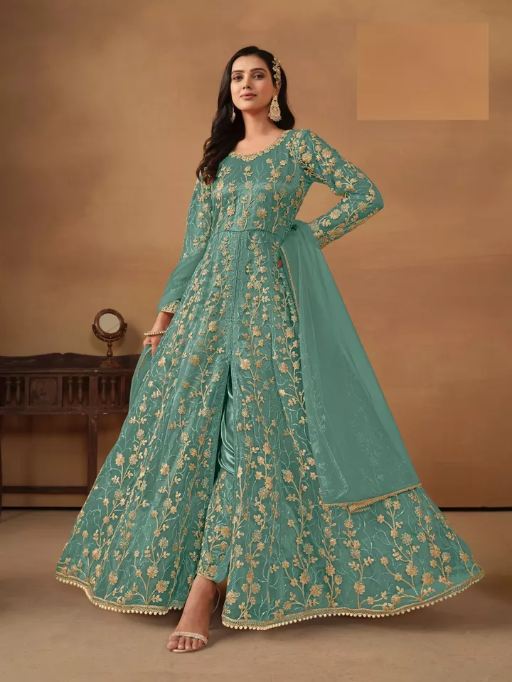 Salwar Party Pakistani Women suit Wear Kameez Indian Bollywood Designer ...