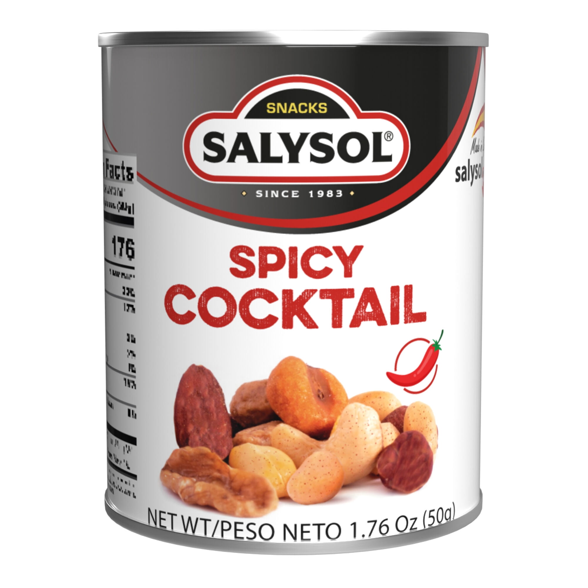 Salysol Spicy Mixed Nuts Snack Size 1.76 oz. 3 each Pack of 3 - Walmart.com