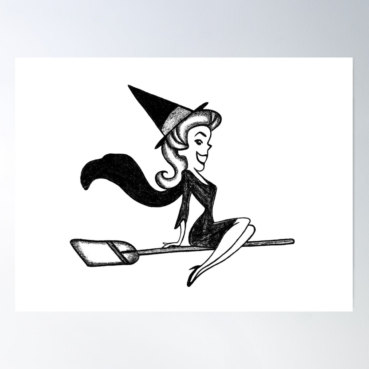 Sam A Very Kind Witch - Calligraphy Poster Wall Art, Modern Wall Decor ...