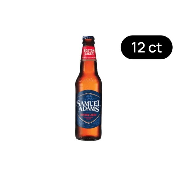 Sam Adams Boston Lagers, 12 fl oz 12 Pack Bottle 5% ABV - Walmart.com