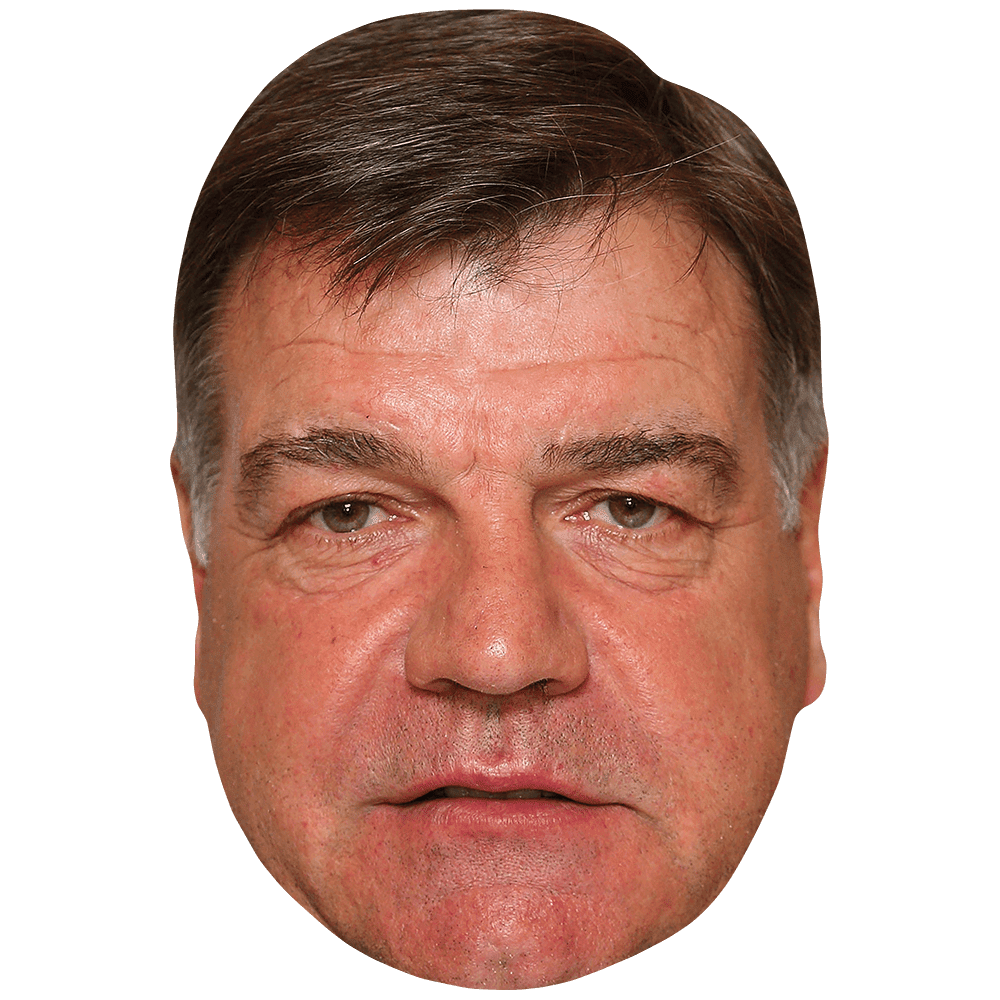 Sam Allardyce (Brown Hair) Flat Cardboard Face - Walmart.com