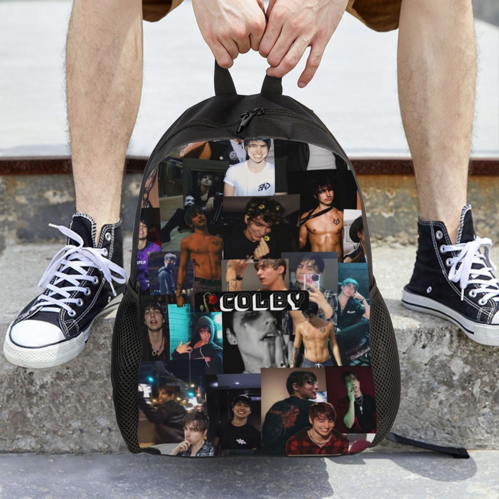 Sam And Colby Anime Backpack Travel Bag 3d Printing Casual Daypack ...