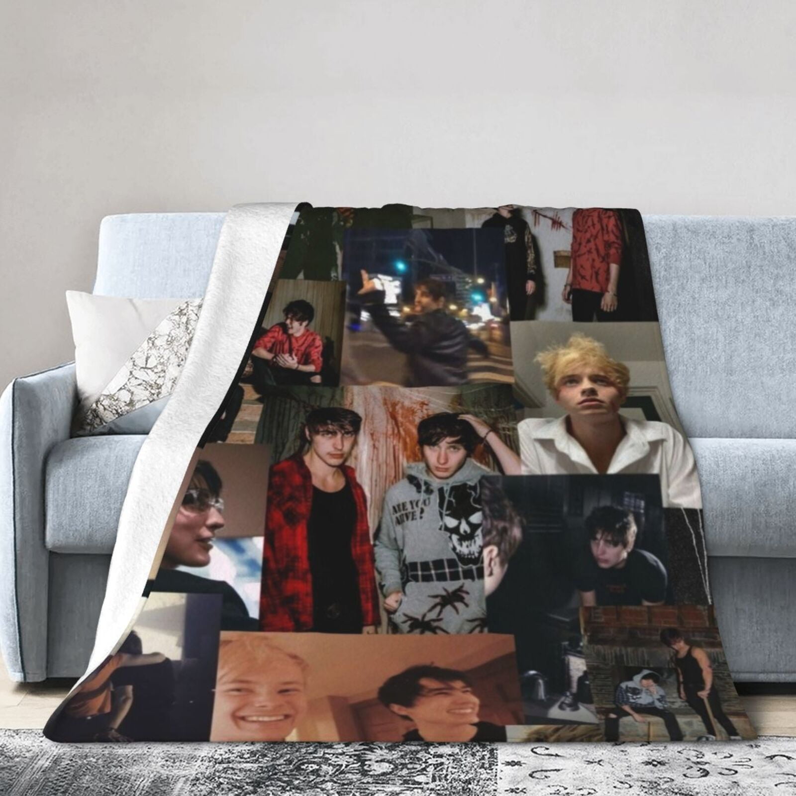 Sam And Colby Blanket, Anime Blanket For Bed Sofa Couch, Super Soft ...