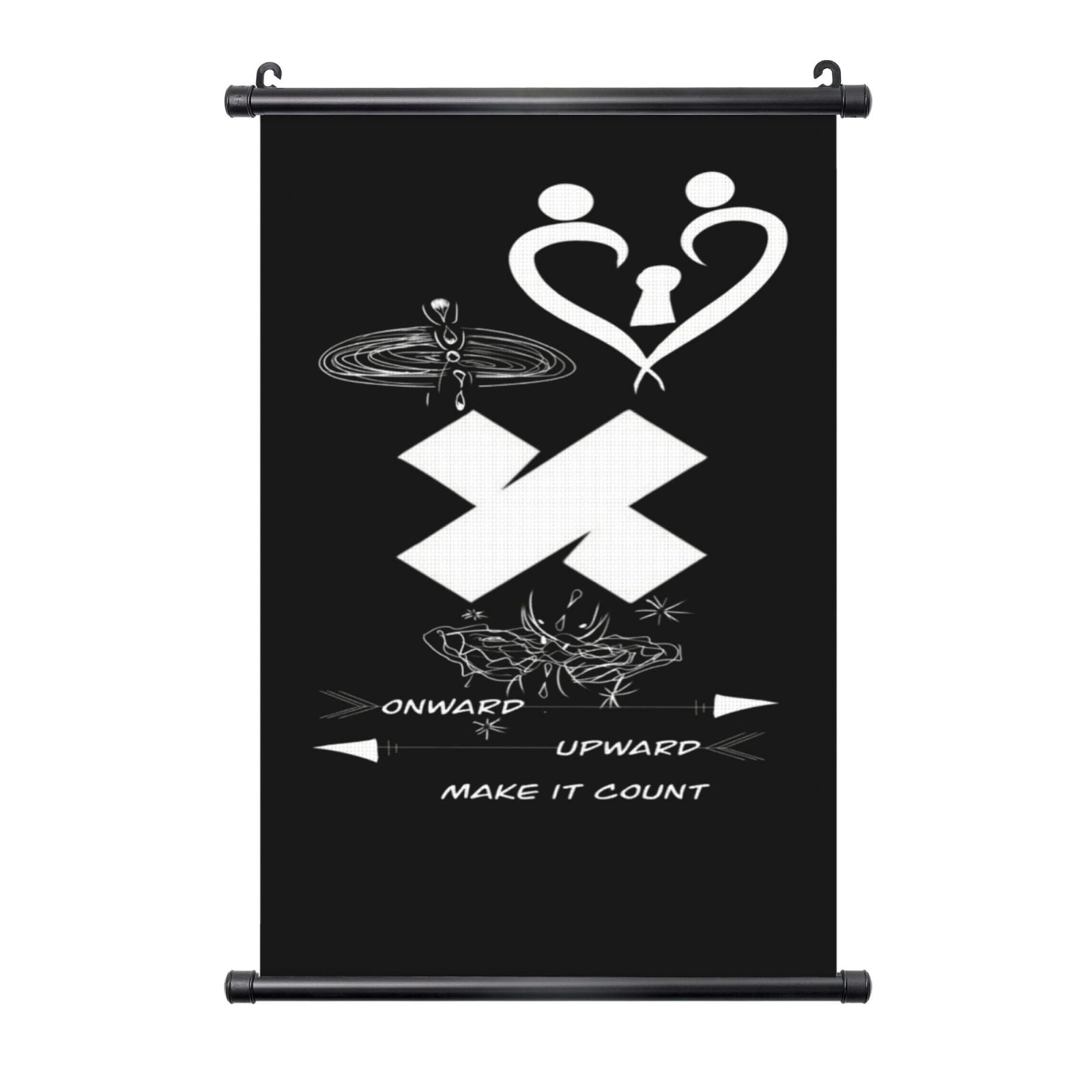 Sam And Colby Posters Wall Hanging Black Plastic Shaft Poster Wall Art ...