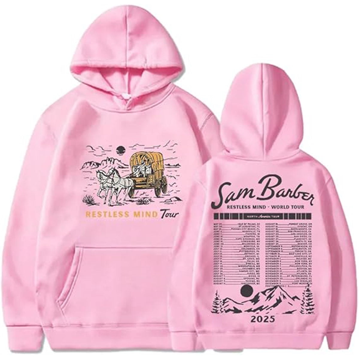 Sam Barber Restless Mind North America Tour 2025 Hoodies Women Men ...
