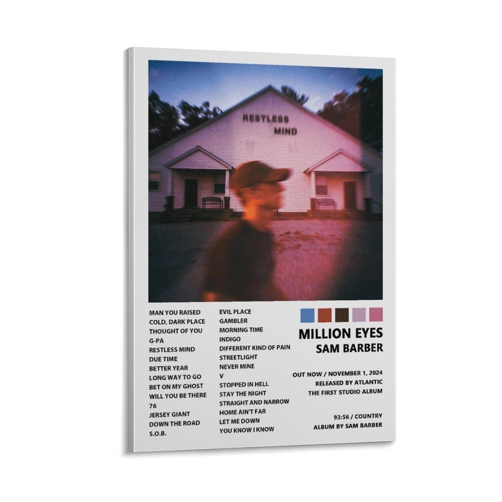 Sam Barber Restless Mind Posters & Prints on Canvas Wall Art Poster for ...